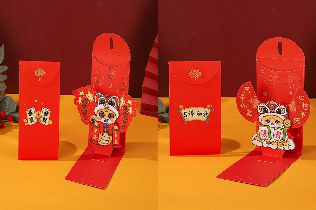 3d Pop-up Envelope Lucky Money Envelope 2025 Year of the Snake Envelope ...