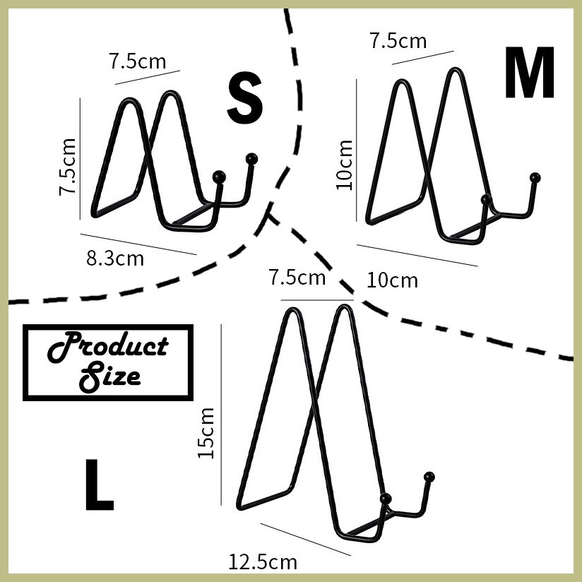 Metal Display Rack Elegant Iron Photo Frame Stand Simple Support ...