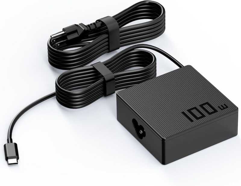 USB C 100W Laptop Charger for MSI Summit E13 E14 E15 E16 Flip Evo A16 ...