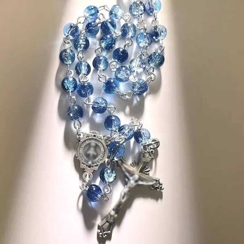 B Quality Handmade Rosary Fashion 9-Word Needle Beaded Prayer Beads ...