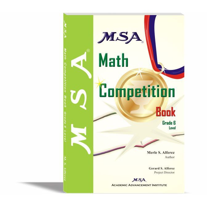 MSA Math Competition Book Grade 6 (Authentic / Brand New) | Shopee ...