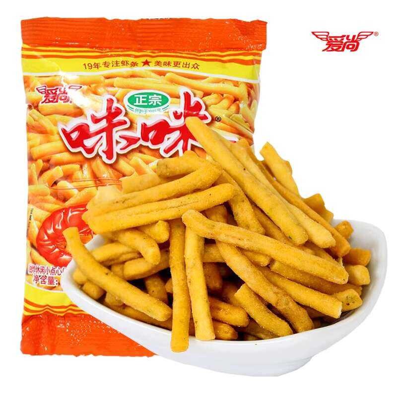 Aishang Mimi Shrimp Chips Crab Flavor Granules Snack Crispy Noodles ...