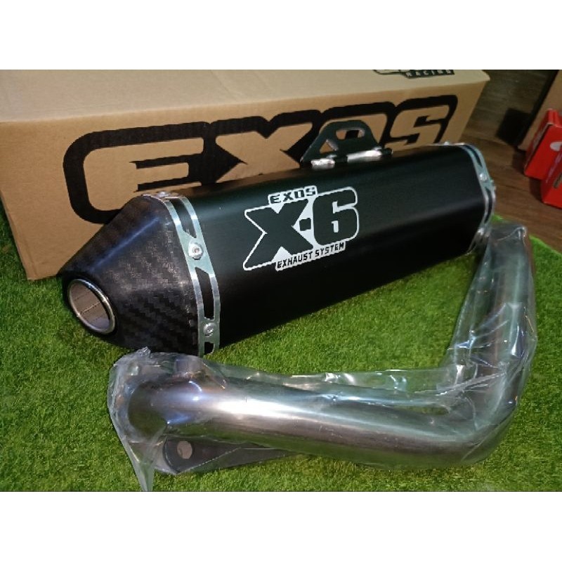 ♞Rx6/X6 exos pipe for suzuki burgman/ex/avenis 125 | Shopee Philippines