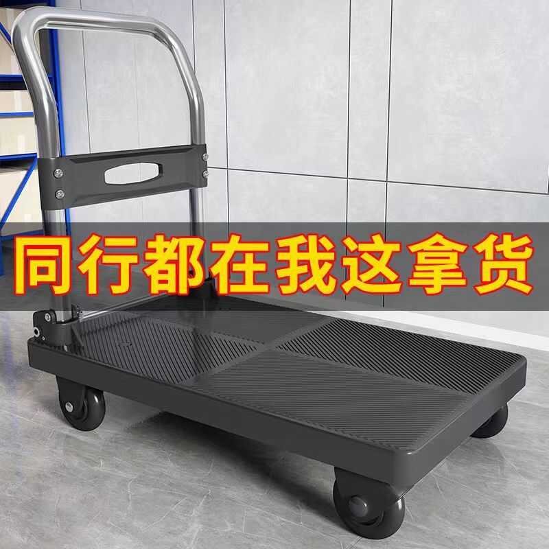 German Small Cargo Trailer Foldable Lightweight Handheld Push Flatbed ...