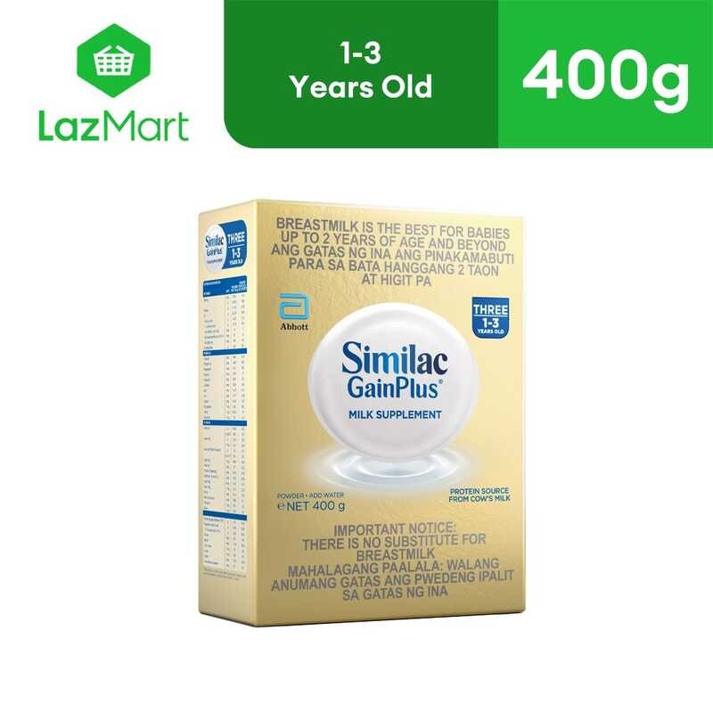 Similac Gainplus 400G For Children 1-3 Years Old Milk Supplement Powder ...