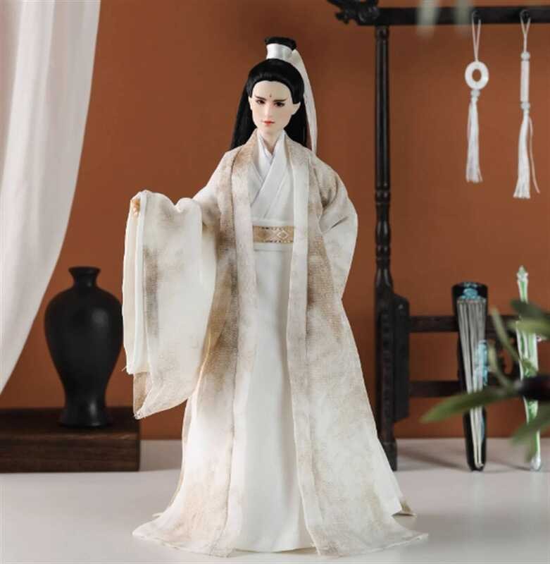 Ancient 2 ★ Suit Long Coat Outfit 1/6 Scale Male Dress Hanfu Robe Anime ...