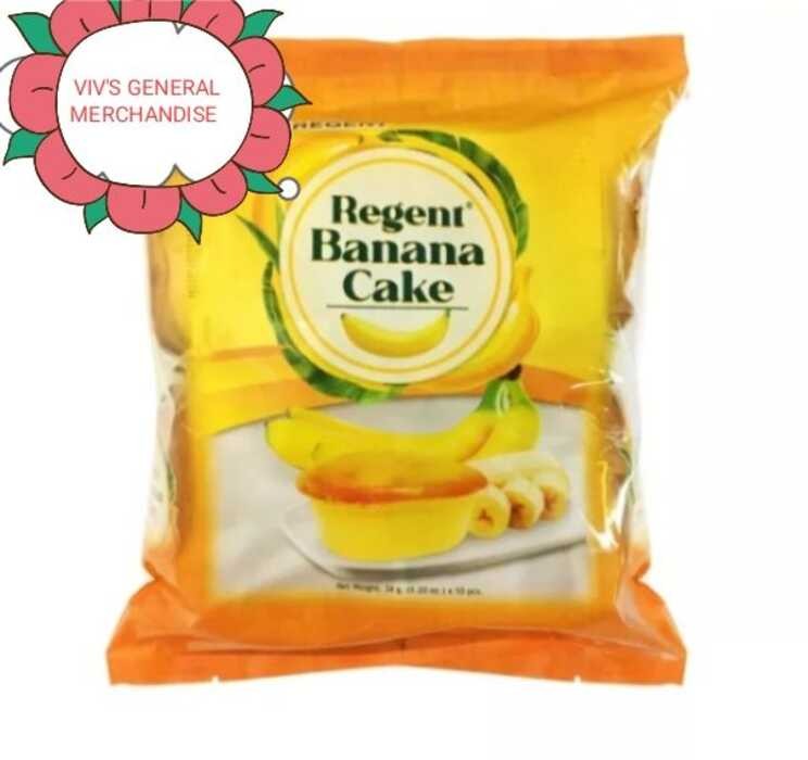 Regent Banana Cake ( 1 Pack ) Eb4 62B | Shopee Philippines