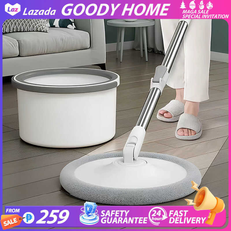Goody With Squeezer Heavy Duty Stainless Steel Spinner Bucket With ...