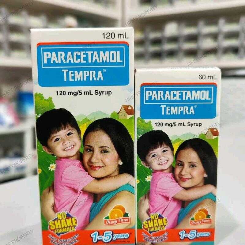 343E TEMPRA PARACETAMOL PAIN RELIEF FOR KIDS 1 TO 5 YEARS OLD ORANGE ...