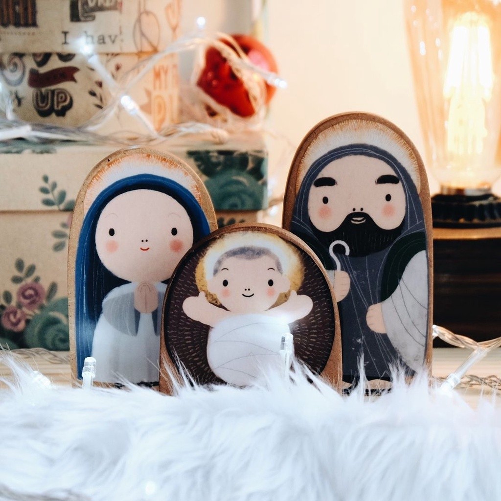 Papemelroti Noel Holy Family | Belen | Christmas Decor | Gift | Home ...