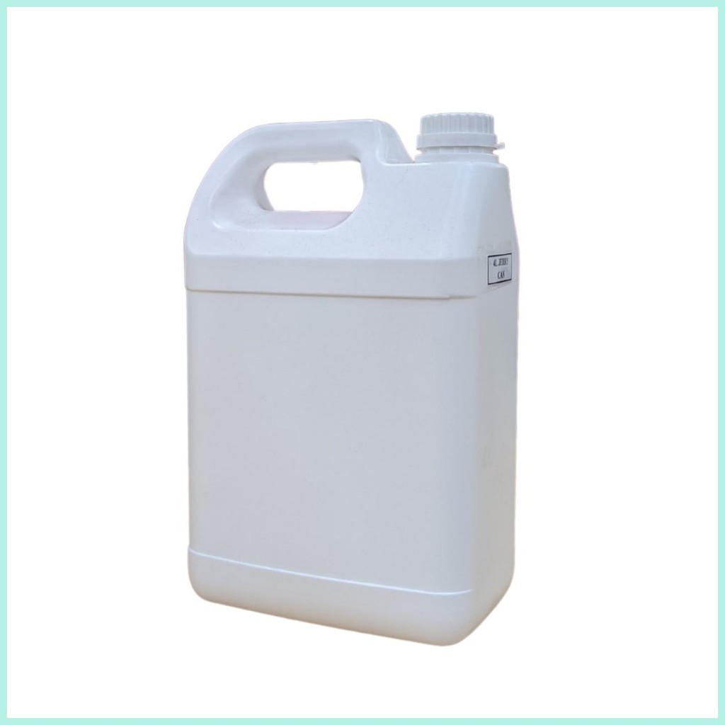 4 Liter Opaque White Jerrycan Gallon Empty Bottle Food Grade with ...