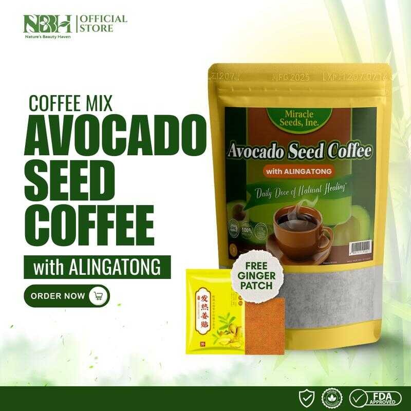 Miracle Seeds Avocado Seed Steam Coffee Powder Mix Natural Alingatong ...