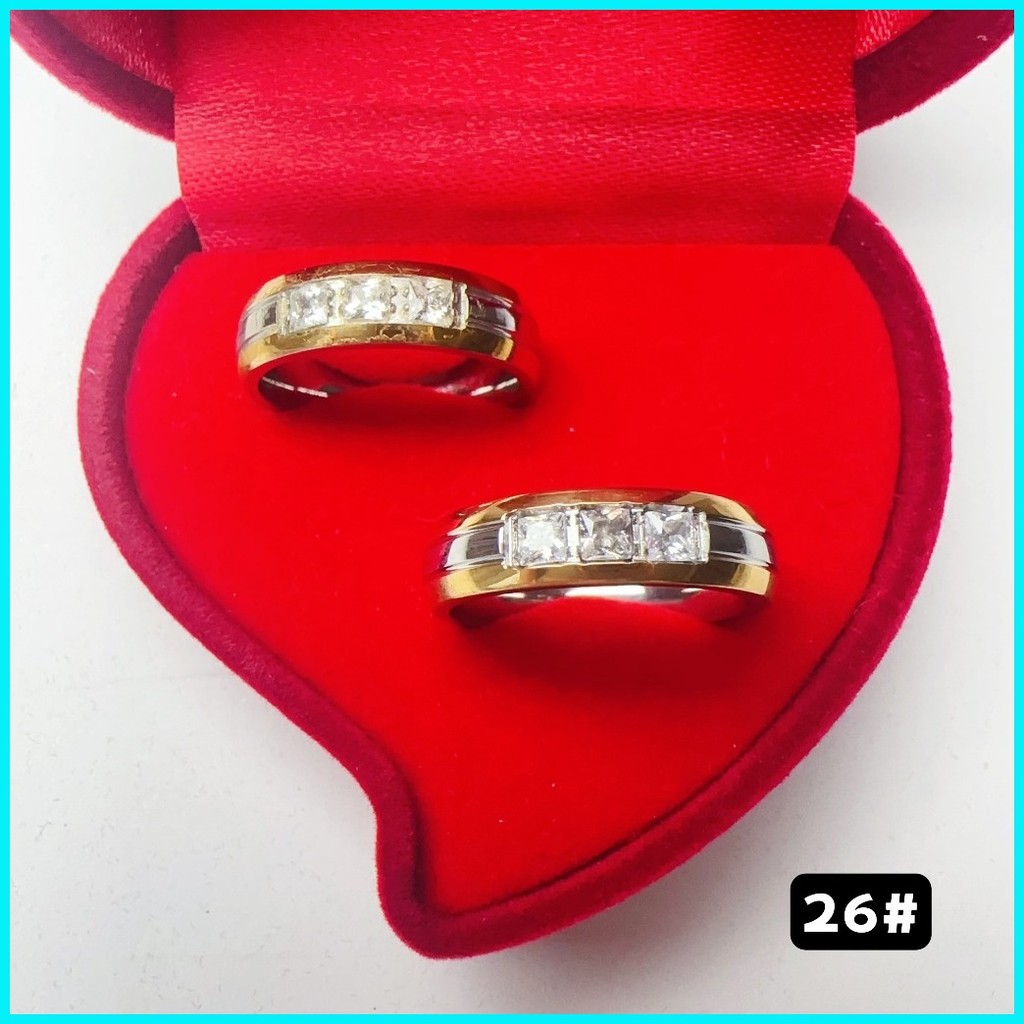 Italy 10k Wedding Ring with Free Box Sold Per Pc | Shopee Philippines