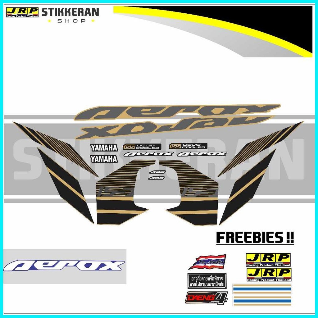 AEROX 155 V2 2017 AEROX V1 DESIGN DECALS | Shopee Philippines