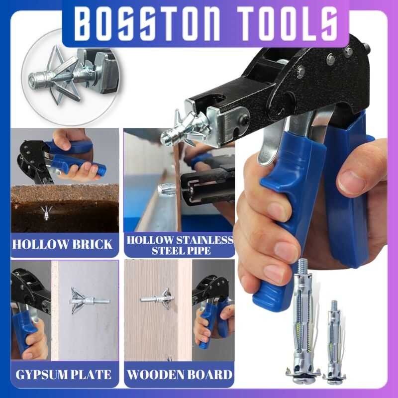 Heavy Duty Setting Tool Expansion Bolts Gun Drywall Anchors With Screw ...