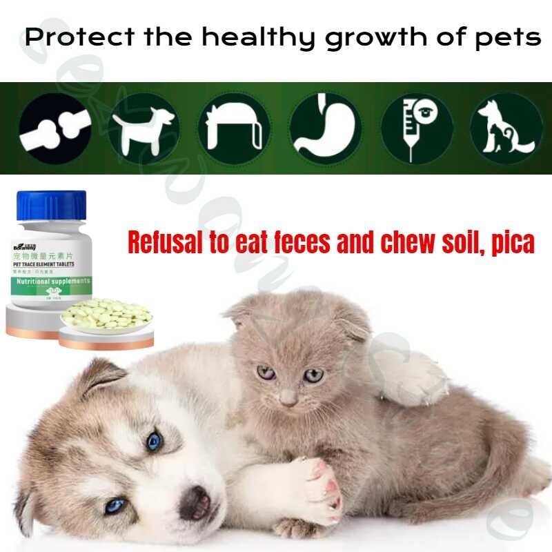 80 Tablets Dogs And Cats Trace Element Pagbutihin Ang Pet Anemia, Hair ...