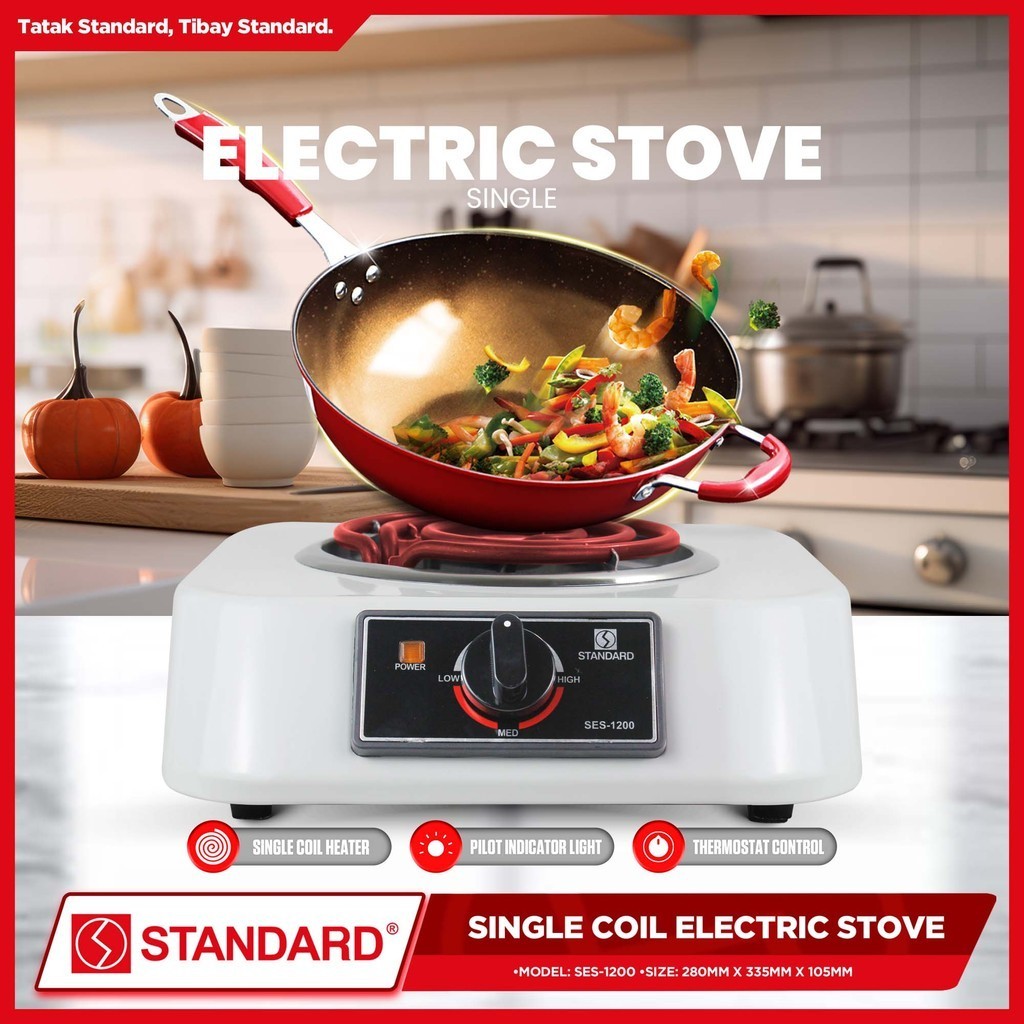 STANDARD Single Coil Electric Stove 1200W | Shopee Philippines