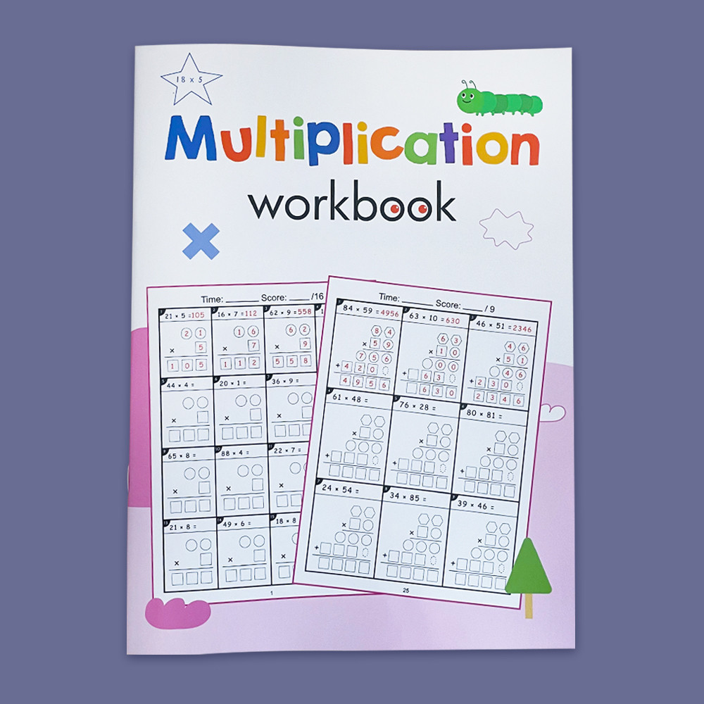 Two Digit Multiplication Division workbook, Quickly Learn to Multiply ...