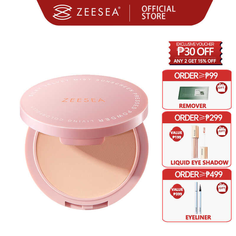 ZEESEA Sunscreen SPF 25 PA+++ Face Oil Control Waterproof Compact ...