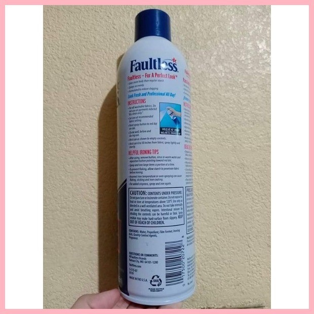 ۞ Faultless Heavy Finish Starch Ironing Spray 567g ( Almirol ) | Shopee ...