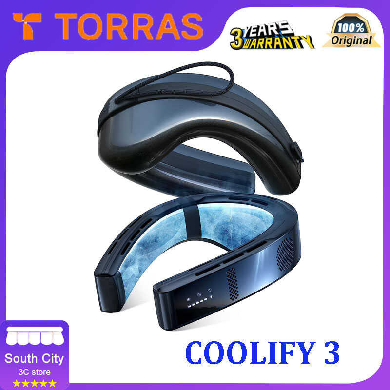 TORRAS COOLIFY 3 Neck Air Conditioner, Extreme Cooling Version Neck Fan, Full-Body Cooling ...