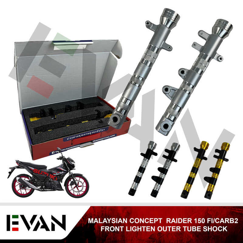 Lighten Evan Shop Front Shock For Raider 150/Fi/Carb 2 · Chrome Finish ...