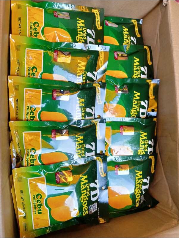 Ingrossal 1 box packs of 7D dried mango 100 grams/200 grams/80 grams ...