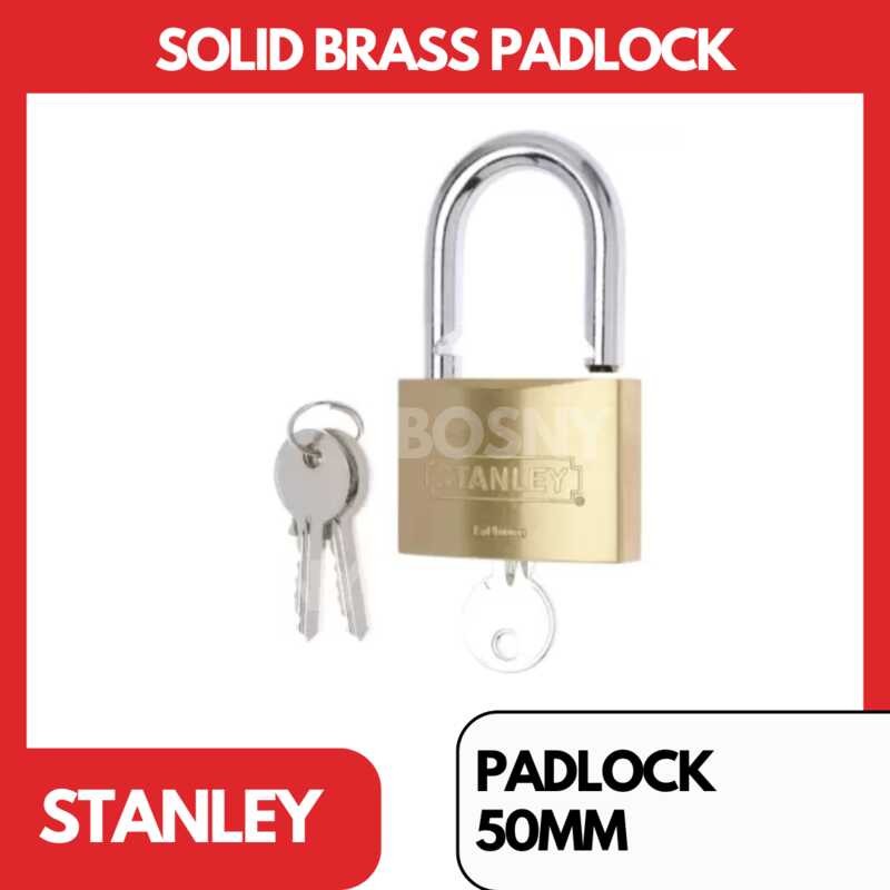 Stanley Classic Solid Brass Padlock 50Mm 1Pc | Shopee Philippines