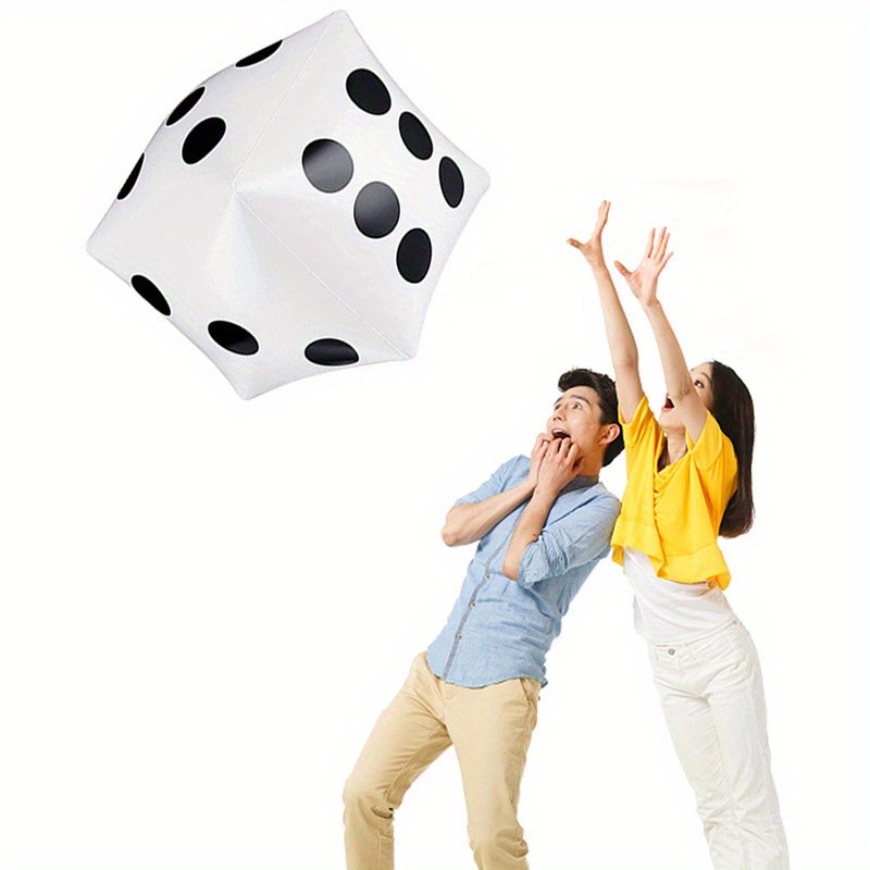1pcs Giant Inflatable Dice, Fun Giant Large Inflatable Dice for Indoor ...