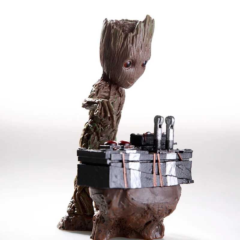 8 The Avengers Groot Little Tree Man Anime Movie Character Modeg Figure ...