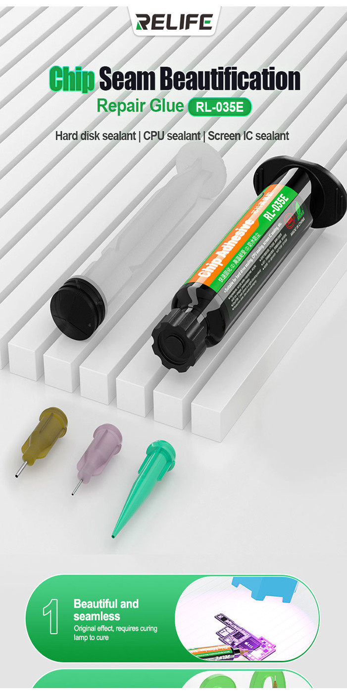 RELIFE RL-035E 10CC Chip Adhesive Strong Durability High-strength ...