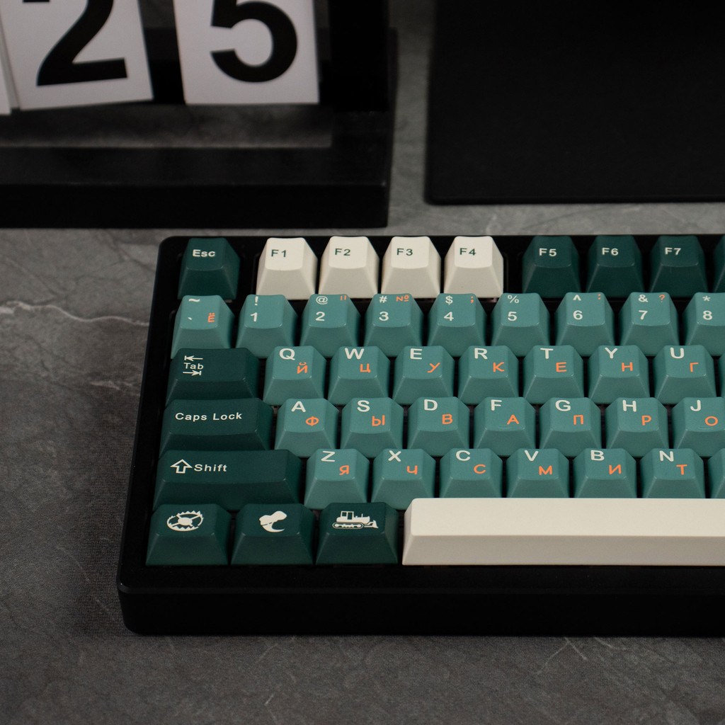 GMK Silent Forest Keycaps Green 1.7mm Thickness PBT cherry Profile ...