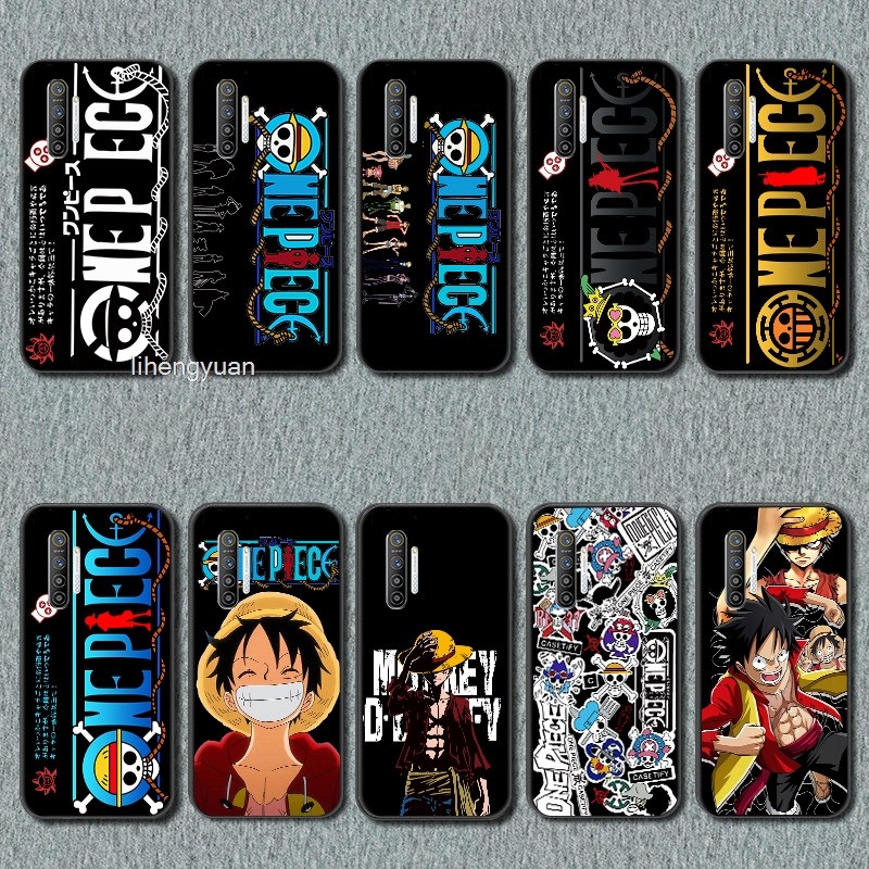 One Piece OPPO Realme XT K5 X2 Case Black Color Soft Silicone Anime ...