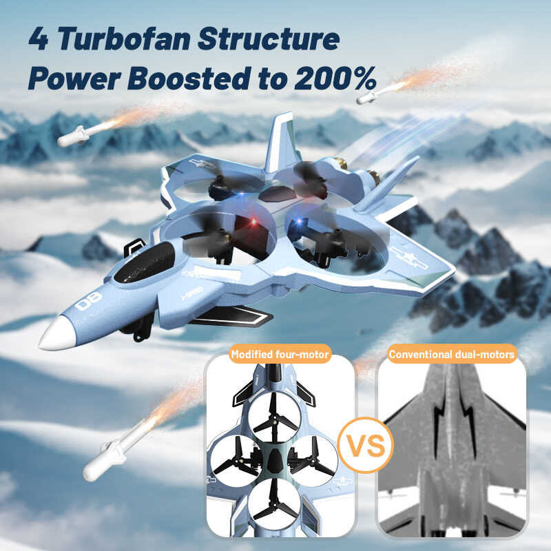 Φ Φ Φ JJRC H121 2.4G RC Plane EVA EPP Foam 360° Roll Wingspan 4Ch ...