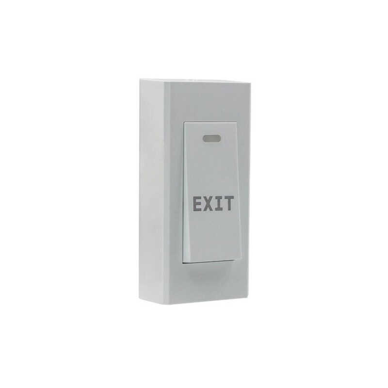 No/Nc/Com Narrow Wall Mount Push Door Release Exit Button Switch For Electric Access Control Sy ...