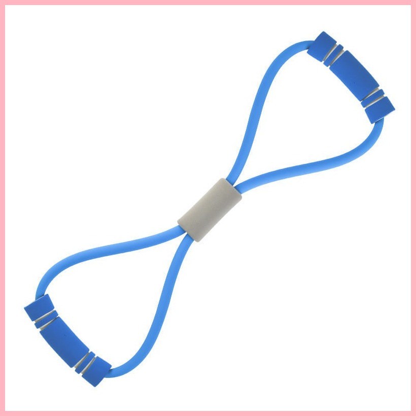 8 Type Elastic Tension Rope Gym Fitness Sport Rubber Loop Pull Rope ...