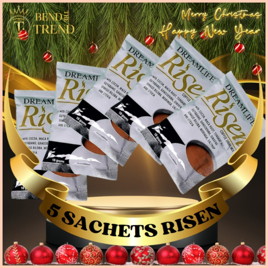 ⚾︎ (5 SACHETS) TRIAL PACK RISEN COFFEE MIX / Butterscotch flavor ...