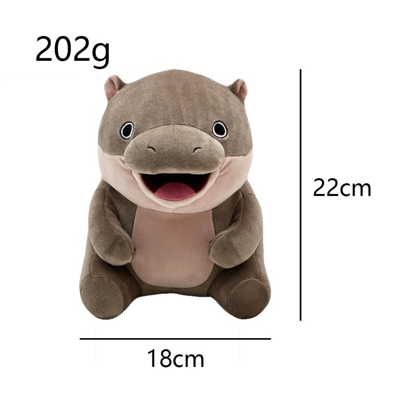 Kawaii Moo Deng Plush Toy Cute Bouncing Pig Plush Doll Fun Moo Deng ...