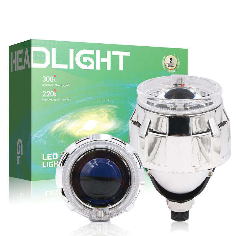 Headlight Car LED Light Lens High Power Non-Destructive Dual Lamp Cup ...
