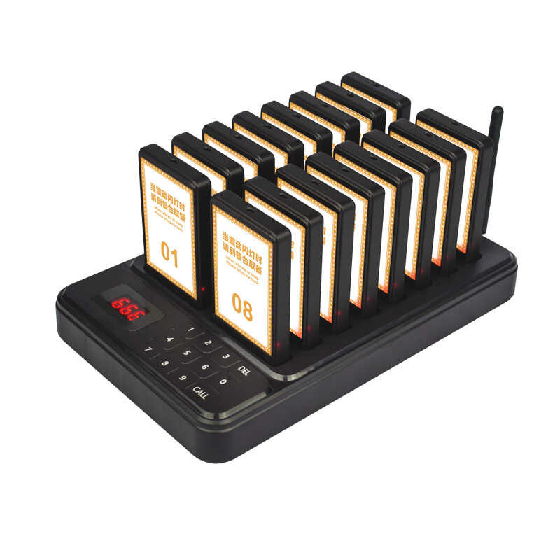 Wireless Pager Restaurant Hotel Coffee Shop Bank Queue Call Device Fast ...
