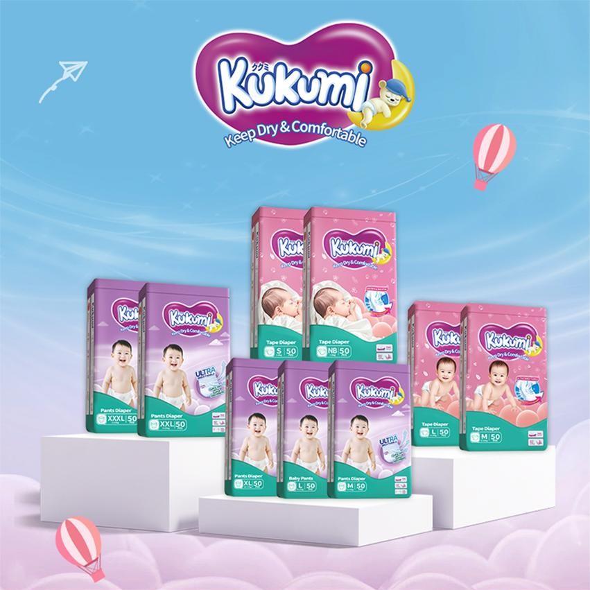 【Buy 1 Take 1】Kukumi Diaper Pants 100pcs Free Shipping Breathable ...