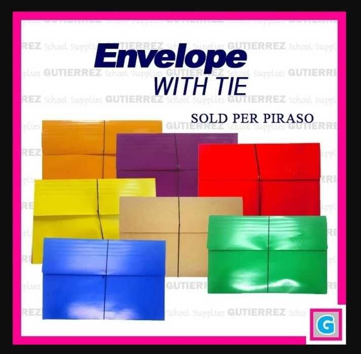 Colored Expanded Envelope With Garter Long Size For Files 63d | Shopee ...
