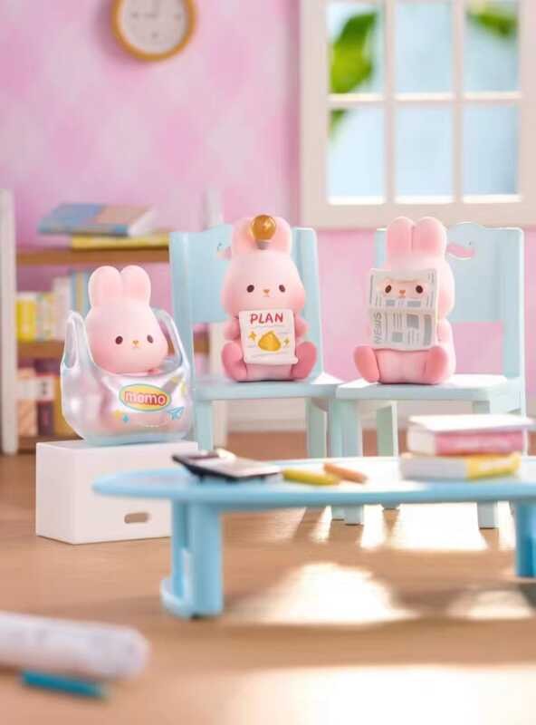 Authentic MOMO Touch Rabbit Fun Life Series Cute Particle Blind Box ...