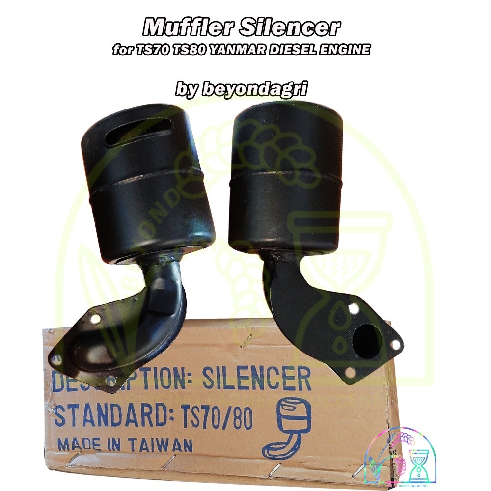 Muffler Assy for Yanmar TS50 / TS60 / TS70 / TS80 Yanmar Diesel Engine ...