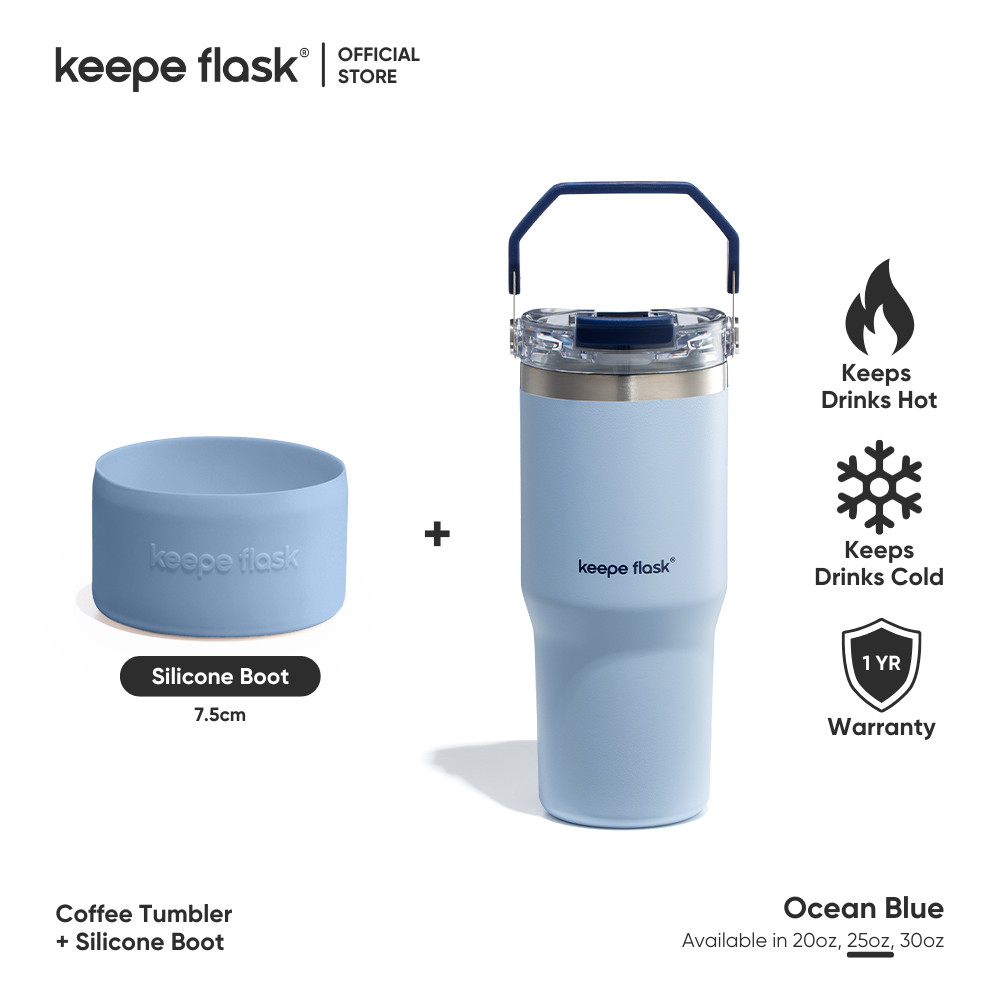 Keepe Flask Premium Ceramic Liner Tumbler Vacuum Insulated Hot and Cold ...