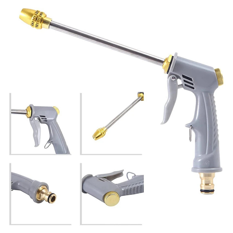 Long High Pressure Water Hose Nozzle Long Spray Nozzle Garden Hose ...