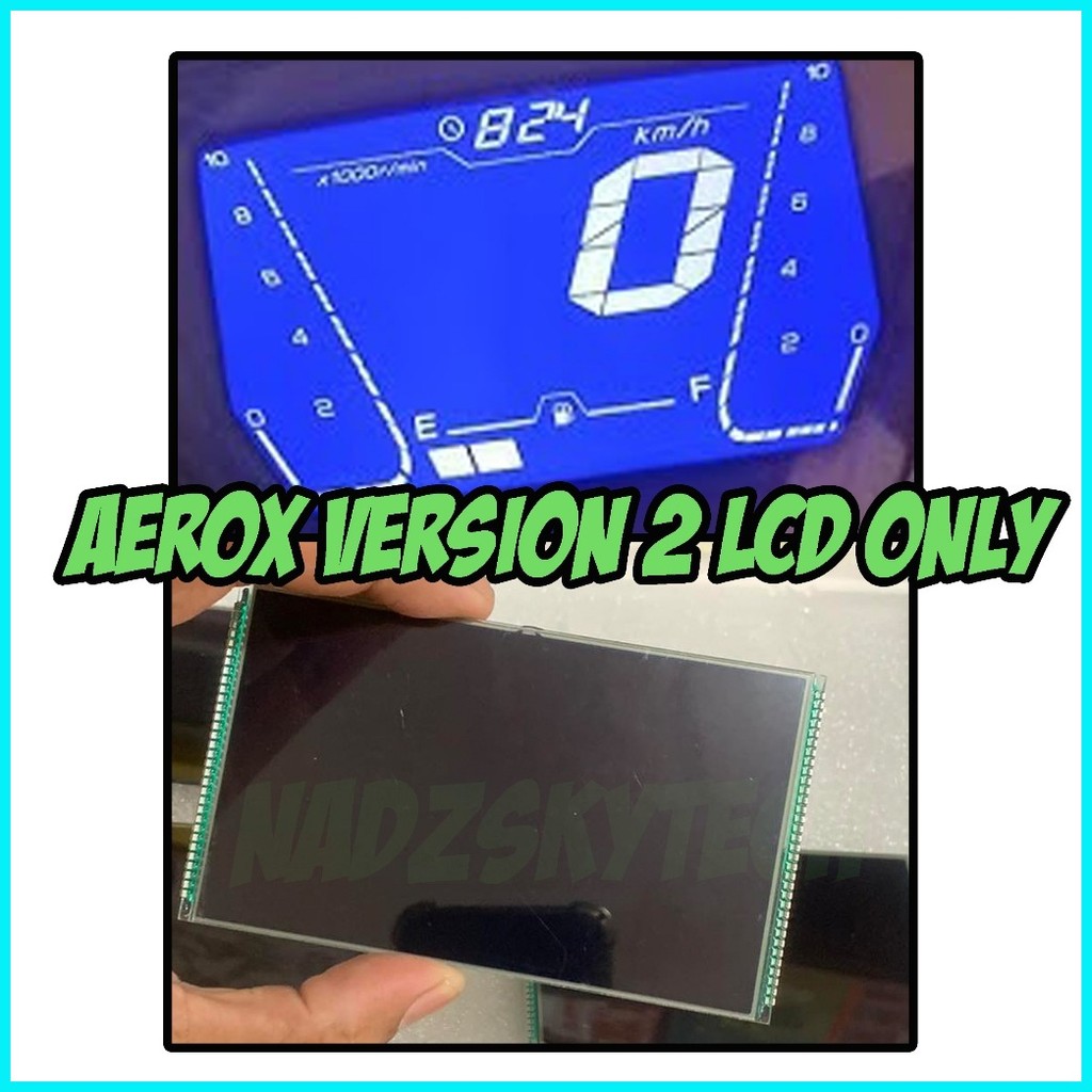 Yamaha Aerox V2 LCD ONLY STOCK BLUE COLOR | Shopee Philippines