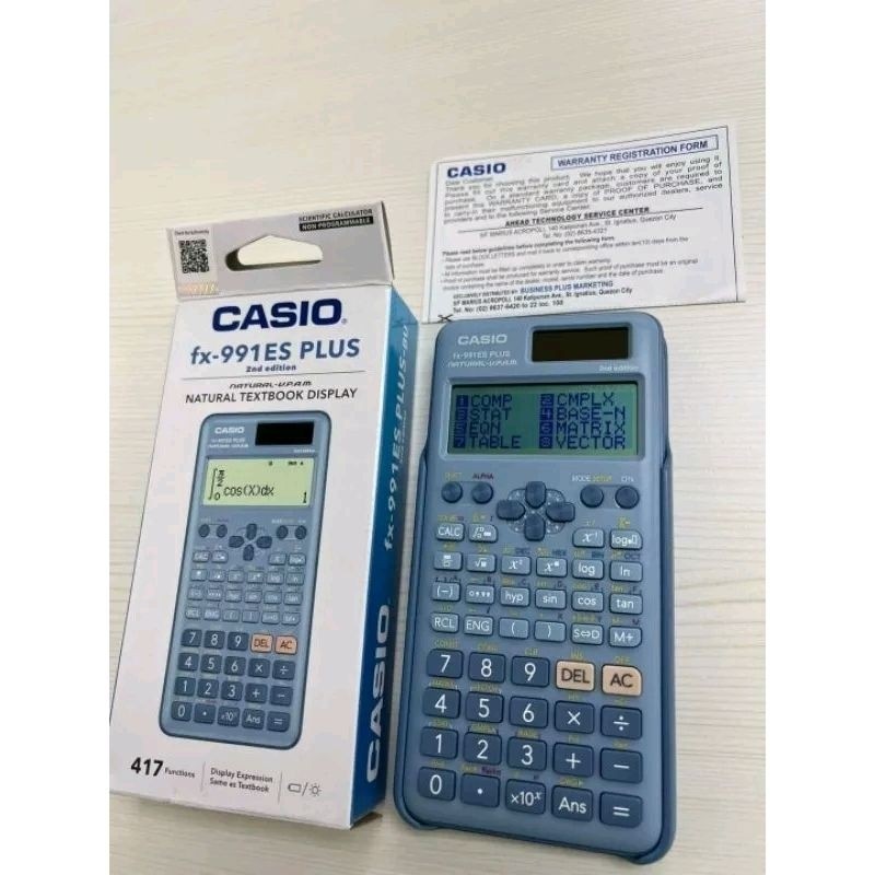 CASIO FX991ES PLUS 2ND EDITION SCIENTIFIC CALCULATOR WITH 12 MONTHS ...