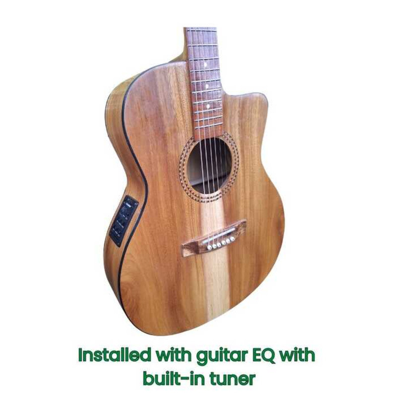 Cebu Handmade Solid Langka Guitar With EQ And Built In Tuner 4Cd ...