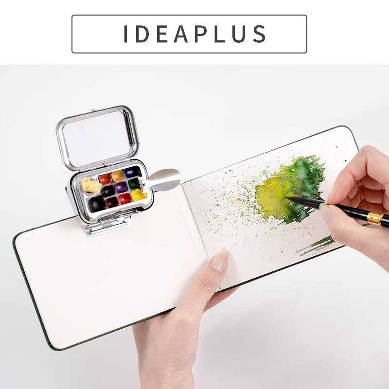 Travel Watercolor Paint Set Mini Portable Paint Box Set 10/16 Grids ...